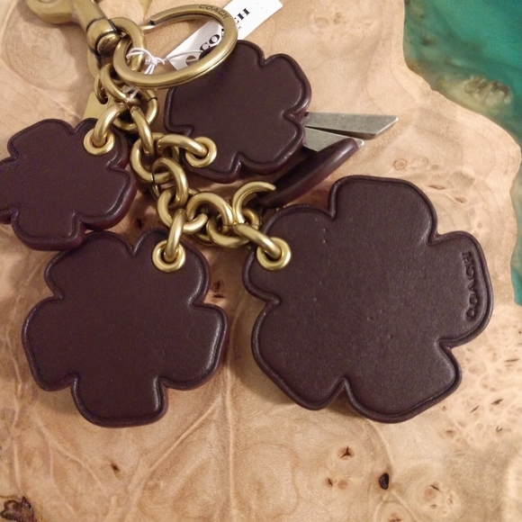 Coach | Accessories | Coach Tea Rose Star Cluster Bag Charm Nwt | Poshmark